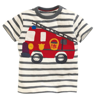 Kids T-shirt boys cartoon shirt cotton casual short-sleeved T-shirt supplier