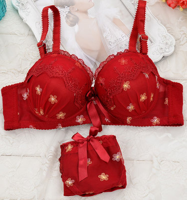 Missy vest bra bridfs set, Ladys sexy underwear,grils red bra set, bridal lace bra, supplier