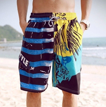 Men's beach shorts casual pants quick-drying shorts vacation shorts supplier
