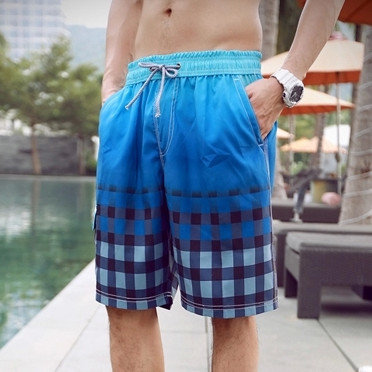 Men's beach shorts casual pants quick-drying shorts vacation shorts supplier