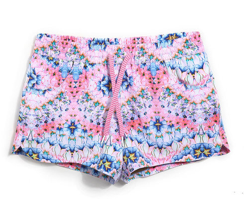 The new print beach pants for girl shorts comfortable exercise beach boardshorts for women supplier