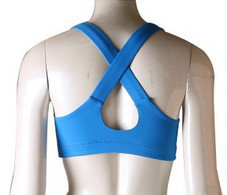 blue yoga clothes running sports bra active wear quality womens sports clothing fall 2016 supplier