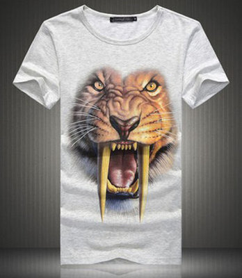 Fashion Clothing Latest New Lion 3d Tshirt Wholesale Lion 3d T shirt For Men supplier