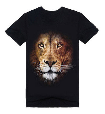 Fashion Clothing Latest New Lion 3d Tshirt Wholesale Lion 3d T shirt For Men supplier