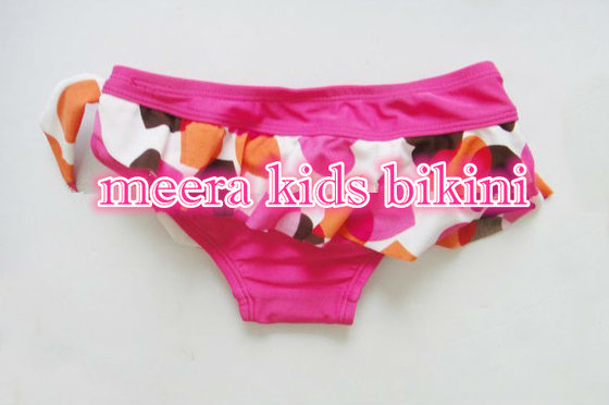 Heat printed loverly girls bikini kids swimwear fashion grils underwear supplier