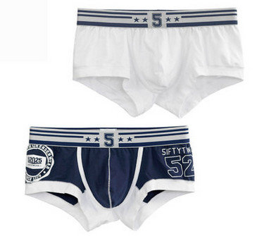Two piece packaging men's underwear U convex pouch briefs fashion printing wen boxer supplier