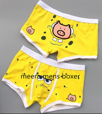 Pure cotton cartoon men's underwear Men's cotton underwear, pants are big yards, supplier