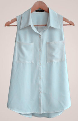 High quality custom shirt Sleeveless shirt for women supplier