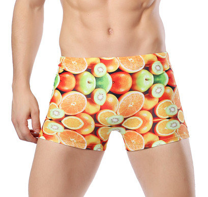 Popular 3D swim trunks men swimwear supplier