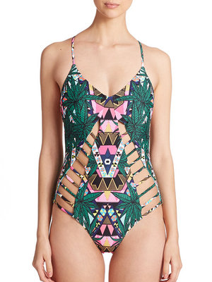 Free sample sexy bikini beachwear Flowery printing for women bikinis supplier
