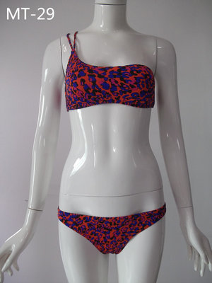 Bikini single shoulder straps popular prints supplier