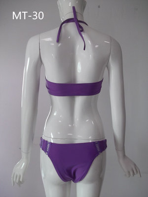 Hand woven hollow out sexy bikini for young women supplier