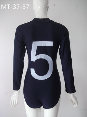 Fashion Long sleeve swimwear， Tankini swimwear for women，black swimwear supplier