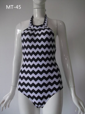 Moire pattern swimwear, Backless Women Tankini swimwear popular supplier