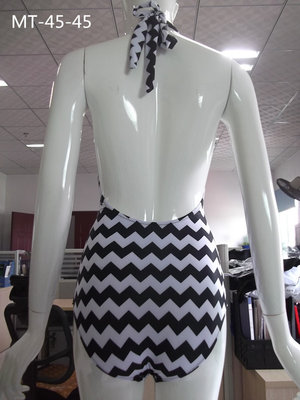 Moire pattern swimwear, Backless Women Tankini swimwear popular supplier