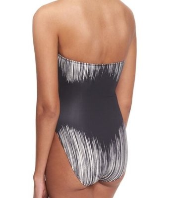 Beautiful printing swimsuit for women new temptation Strapless swimsuit supplier