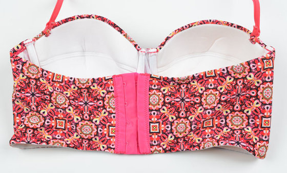 Fashion Red printing flowers high waist swimwear for women pool party Sexy Bikini supplier