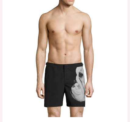 Fashion oranger color  men's beach shorts supplier
