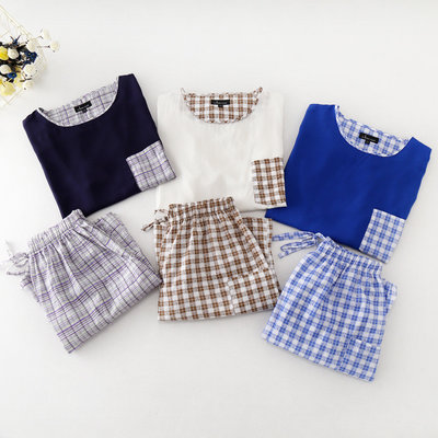 2017 new design cotton fabric pajamas for women supplier