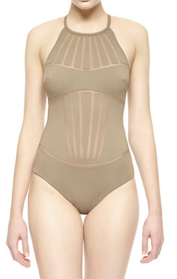 Fashion women one piece swimwear nylon fabric for girl new design supplier