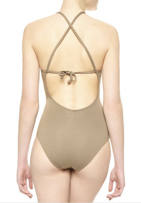 Fashion women one piece swimwear nylon fabric for girl new design supplier