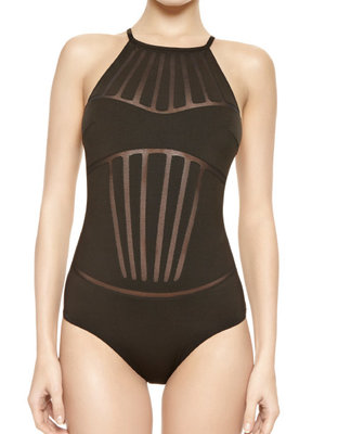 Fashion Backless style one piece swimwear nylon fabric for women hot sale supplier