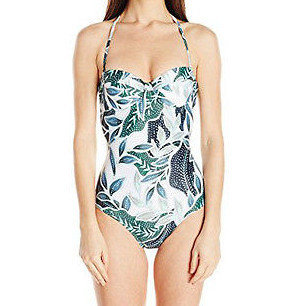 Hot sale beautiful print  Women one piece swimwear for summer supplier