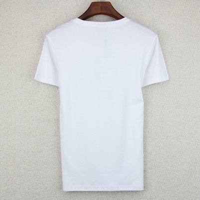 Round collar T-shirt for men and women supplier