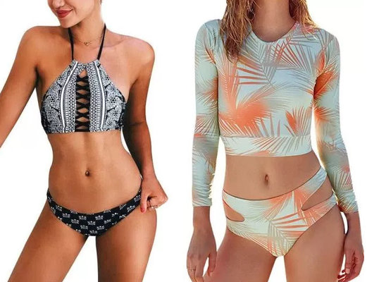 Sexy swimwear  Women two piece bikinis for beach supplier