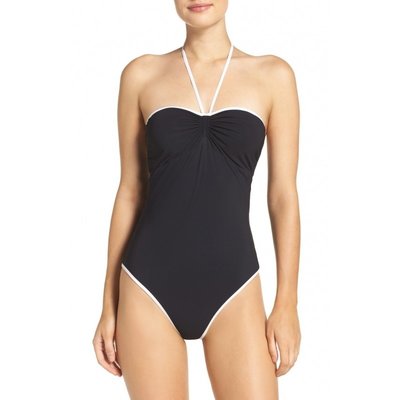 Fashion black color swimwear for ladies sexy style supplier