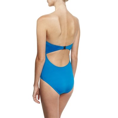 Fashion black color Backless swimwear for ladies sexy swimsuit supplier