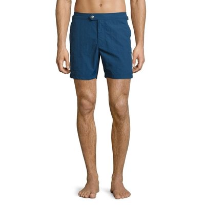 Purple color swim trunk for summer beach shorts supplier