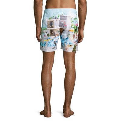 Fashion cartoon pattern Men swimwear supplier