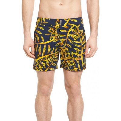 Leaf shape Swim trunk for men supplier