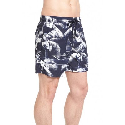 Black printed for men swim pants supplier