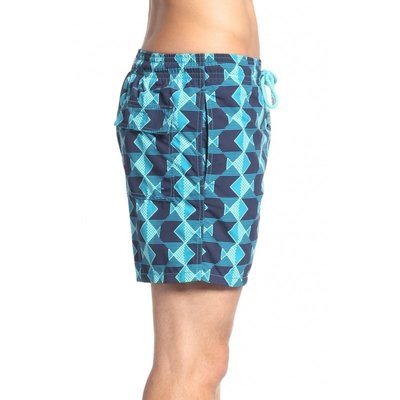 Bule printed for men swim pants supplier