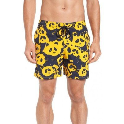 The panda printing for men swim pants supplier