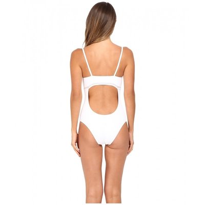 White color swimwear for women supplier
