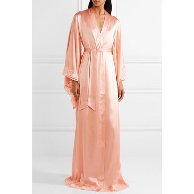 Fashion silk sleepwear for women pajamas supplier