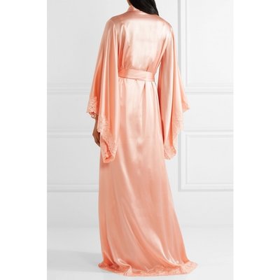 Fashion silk sleepwear for women pajamas supplier