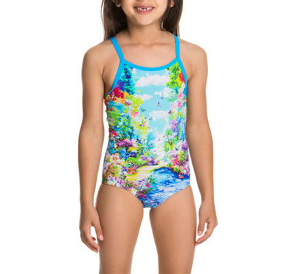 Mixed color swimsuit for childern supplier