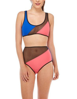 Transparent mesh for women swimsuit supplier