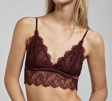 2018 Fashion sexy lace bra for young women supplier
