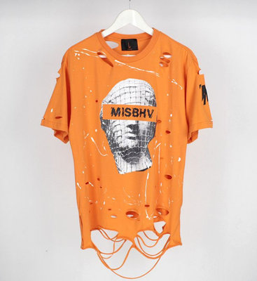 Fashion Personality design Hole effect  t-shirt for young men supplier