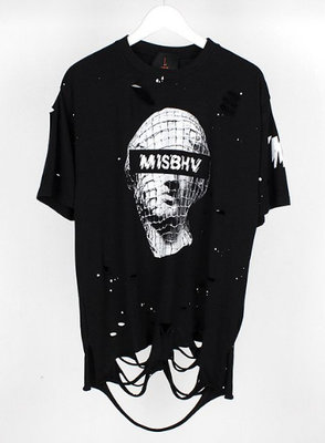 Fashion Personality design Hole effect  t-shirt for young men supplier