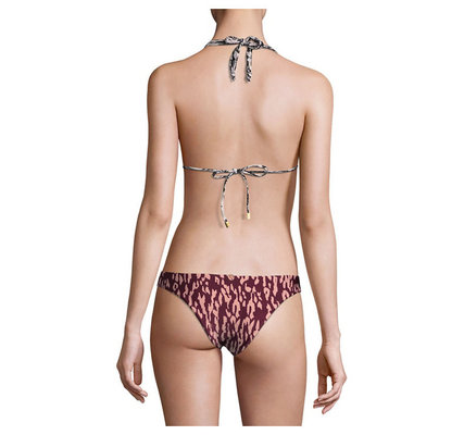 Leopard print two piece bikini for ladies supplier