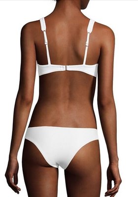 New style white color  two piece bikini for ladies supplier