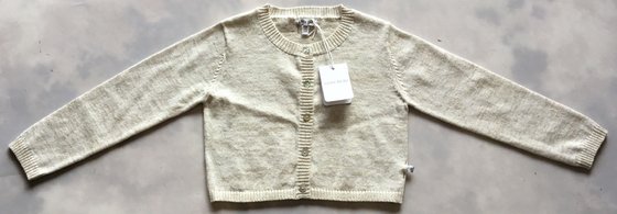 Grils Cardigan Knitwear 12gg 100%cotton supplier