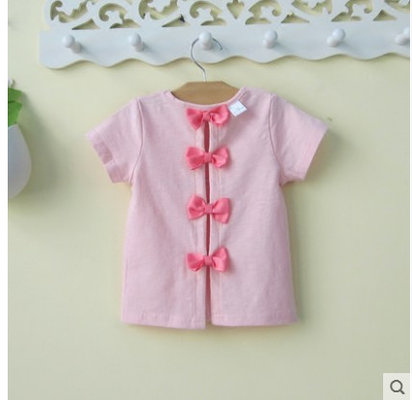 3-6Y gril's  short sleeve fashion T-shirt supplier