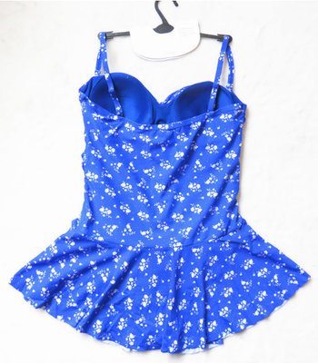 2018  fashion blue  printing  dresskini  for women supplier